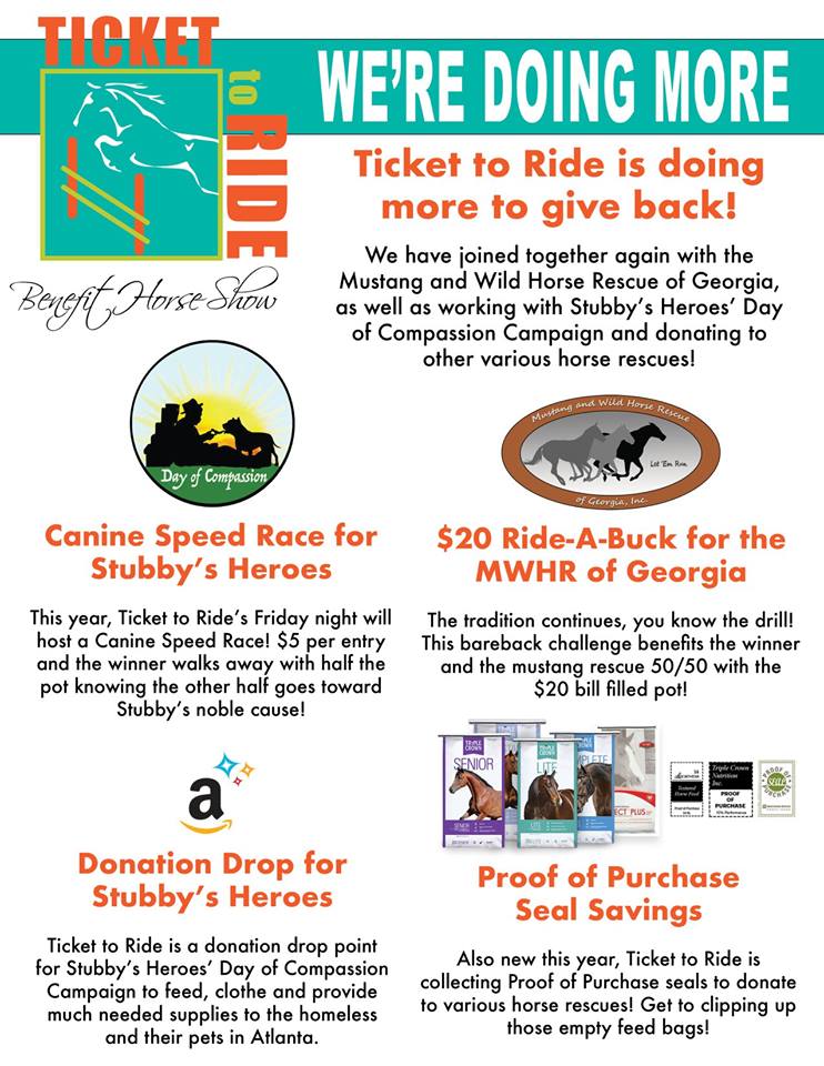 Ticket to Ride Benefit Horse Show in July – Mustang and Wild Horse ...